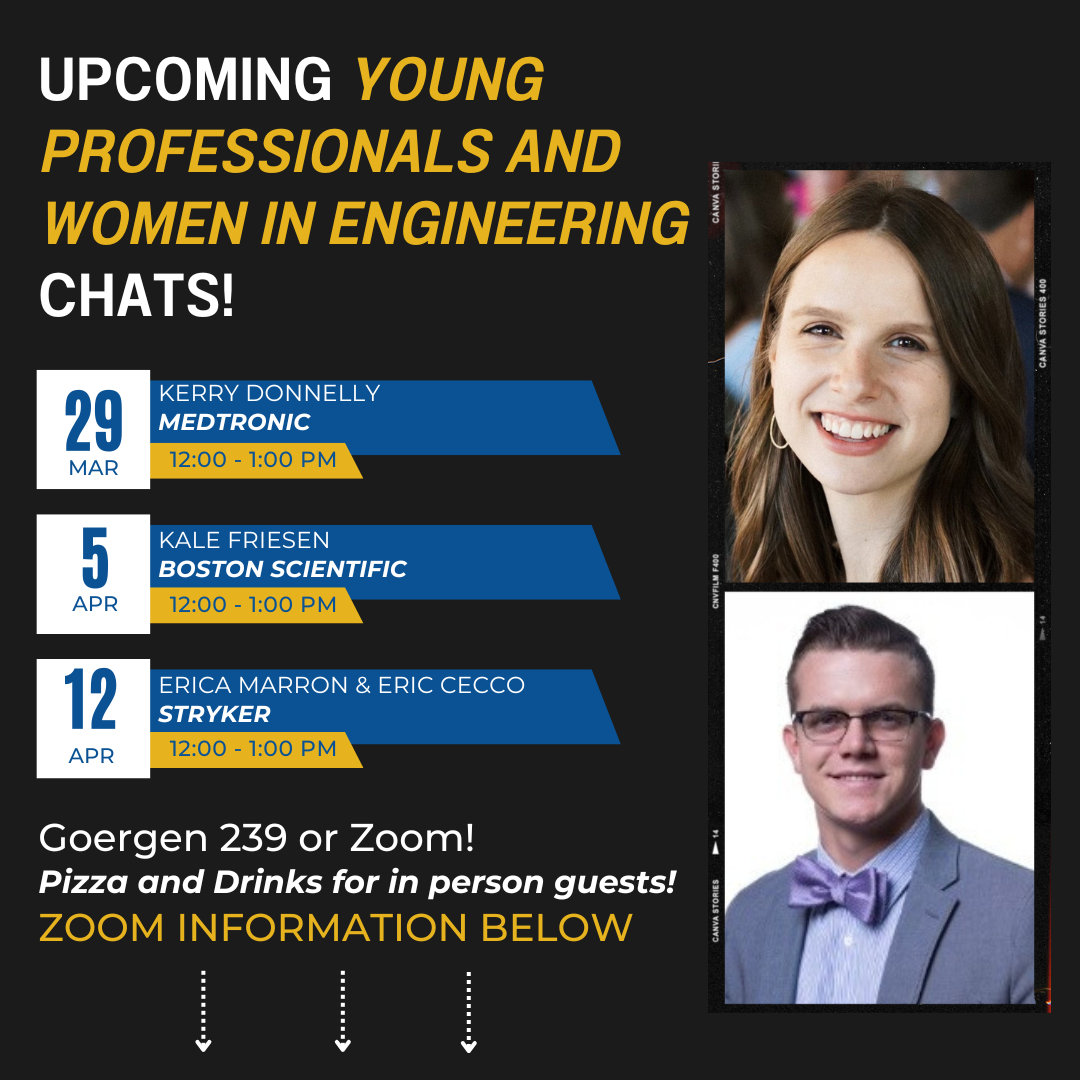 Career Chats Schedule – Center for Medical Technology & Innovation